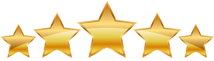 Download Five Stars Transparent Background - Full Size PNG Image - PNGkit