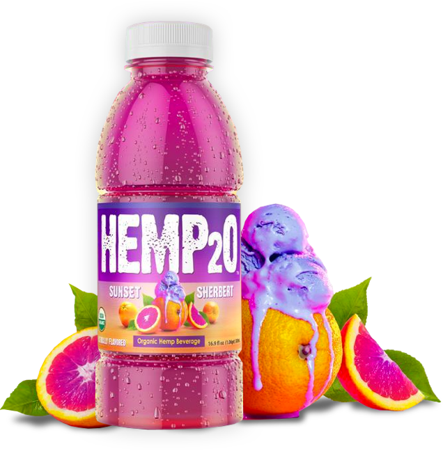 Download Hemp-seed Extract Vitamin Beverage - Hemp2o Sunset Sherbert ...