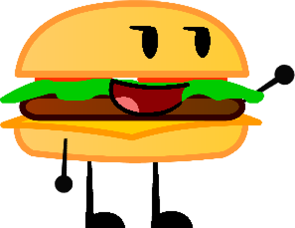 Download Sandwich Clipart Bfdi - Burger Object - Full Size PNG Image ...