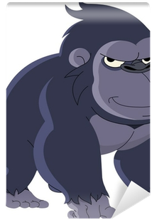 Download Silverback Gorilla Cartoon - Full Size PNG Image - PNGkit