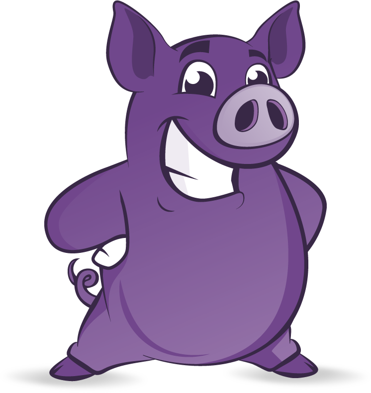 Download Purple Pig - Full Size PNG Image - PNGkit