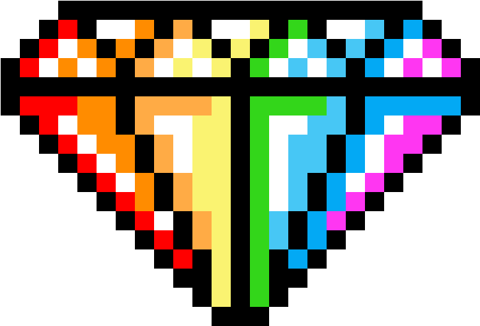 Download Shine Like A Diamond - Pixel Art Easy Diamond - Full Size PNG ...