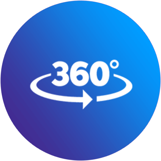 Download Vr Icon 360graden - 360 Angle Icon - Full Size PNG Image - PNGkit