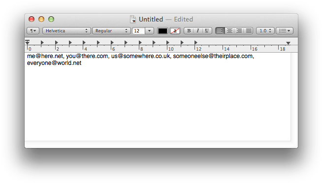 Download Email Addresses As Comma Separated List - Formattare Hd Mac Da ...