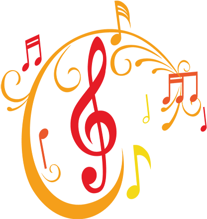 Download Notas Musicales De Colores Png Banner Musical Png Full