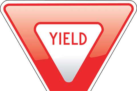 Download Yield Sign - Full Size PNG Image - PNGkit