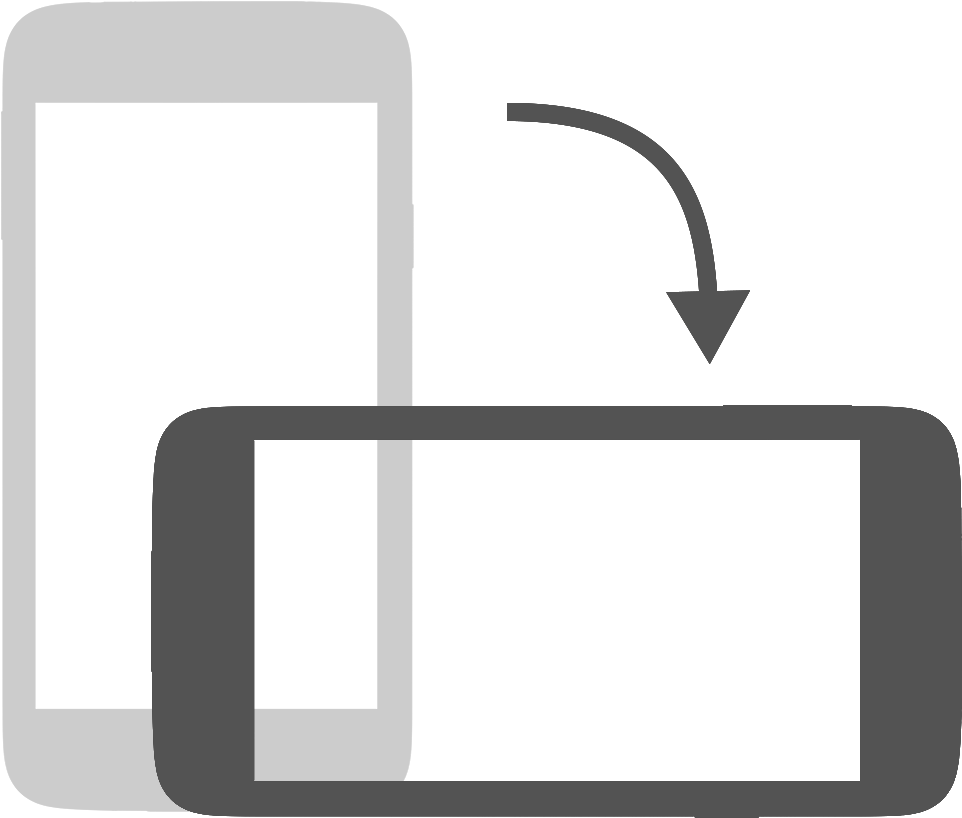 Download Please Rotate Your Smartphone To Landscape Mode Or - Iphone ...