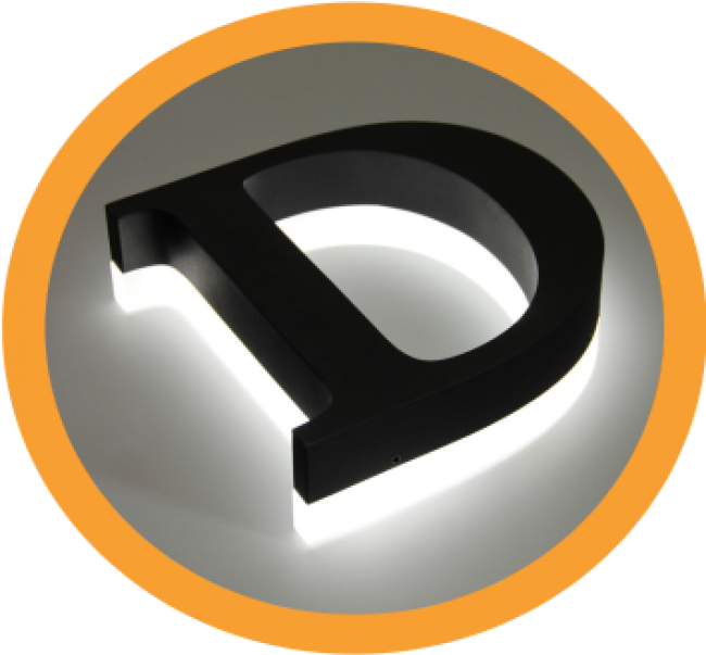 Download 3d Signs - Channel Letters - Full Size PNG Image - PNGkit