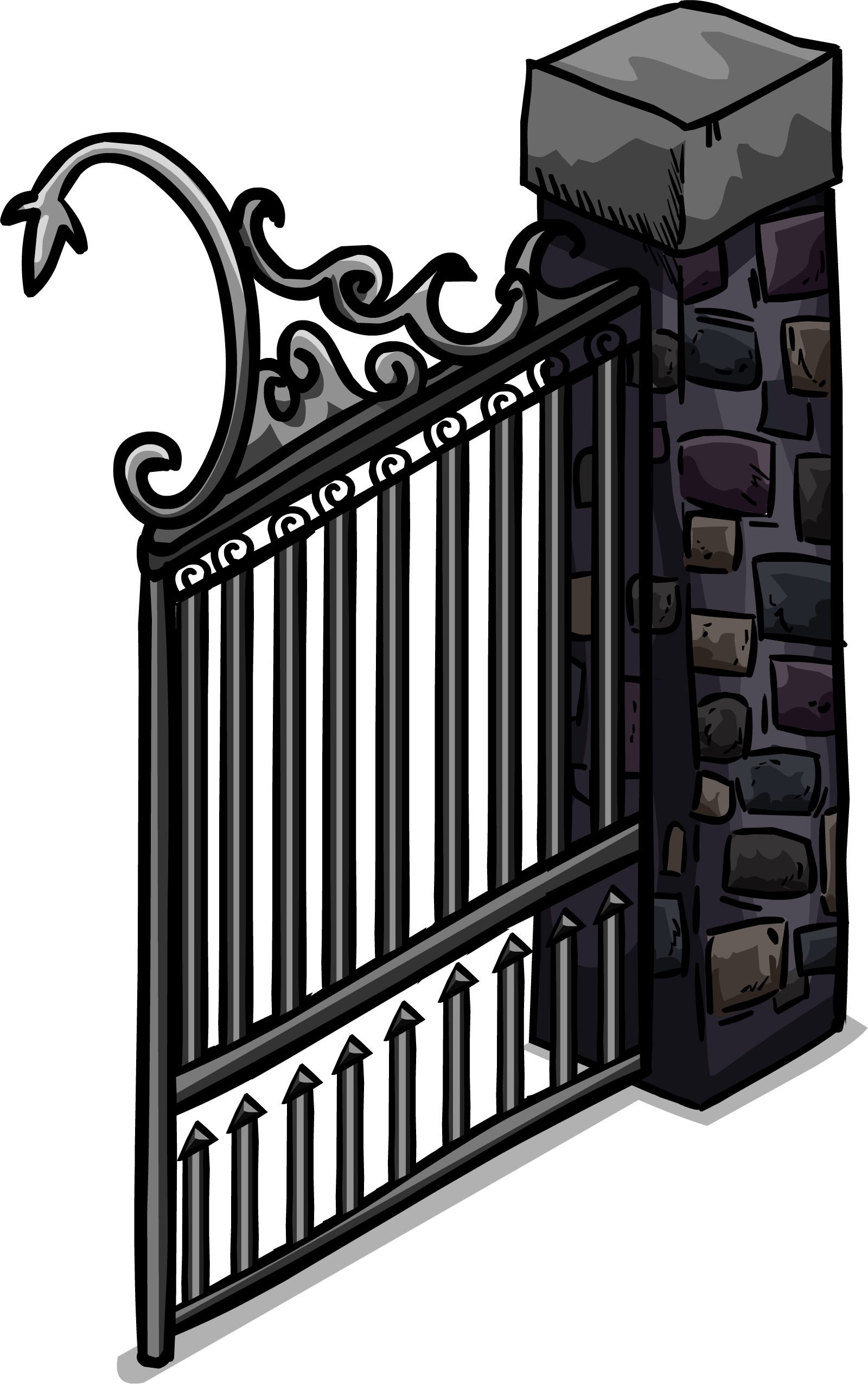 Download Iron Gate Sprite 005 - Balcony - Full Size PNG Image - PNGkit
