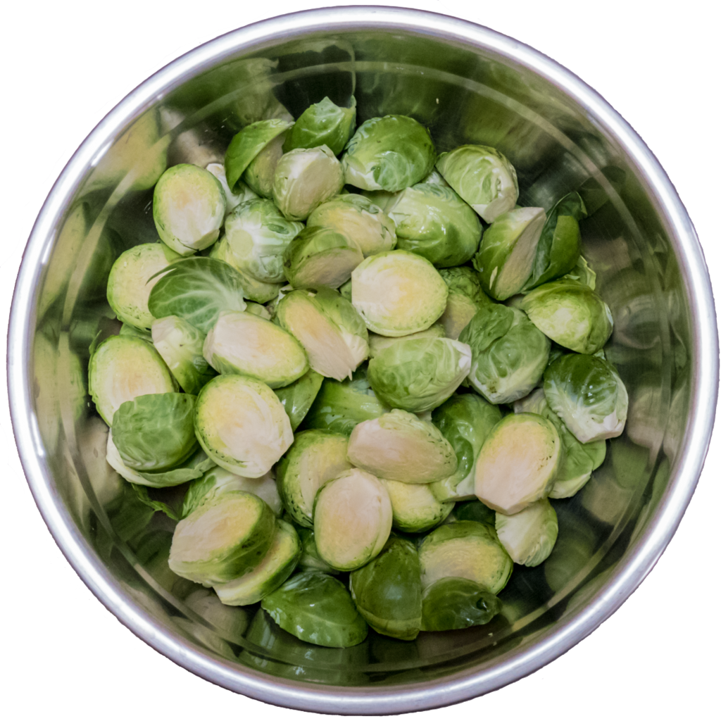 Download Brussel Sprouts In Stainless Steel Cutout - Brussels Sprout ...