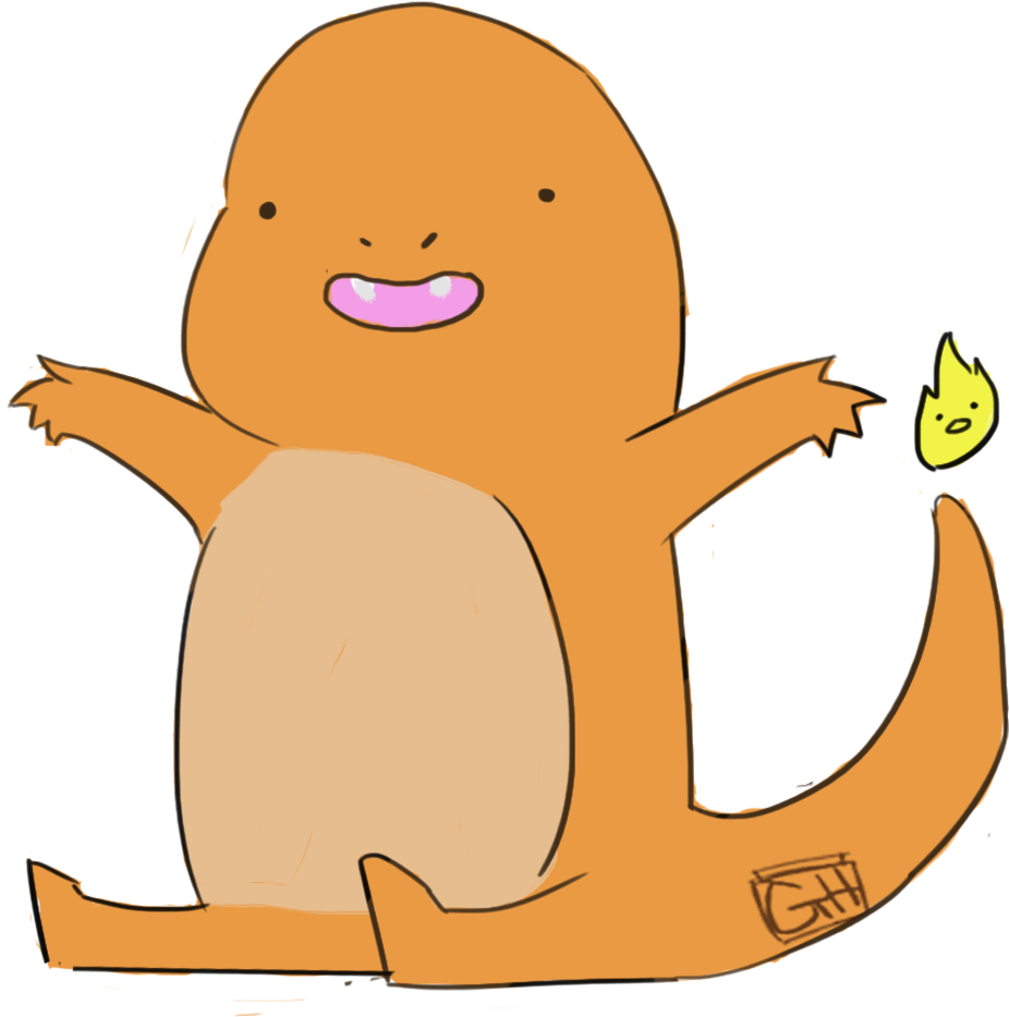 Download Charmander Vinyl Sticker - Sticker - Full Size PNG Image - PNGkit