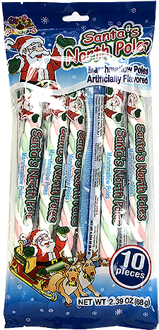 Download Santa's North Poles Marshmallow Poles - Candy Cane - Full Size ...