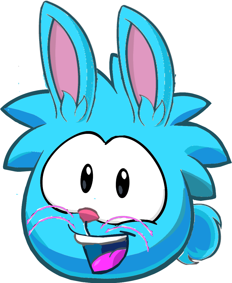 Download Blue Bunny Puffle1 - Portable Network Graphics - Full Size PNG ...