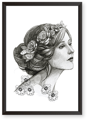 Download Hand Drawn Lady - Drawing - Full Size PNG Image - PNGkit