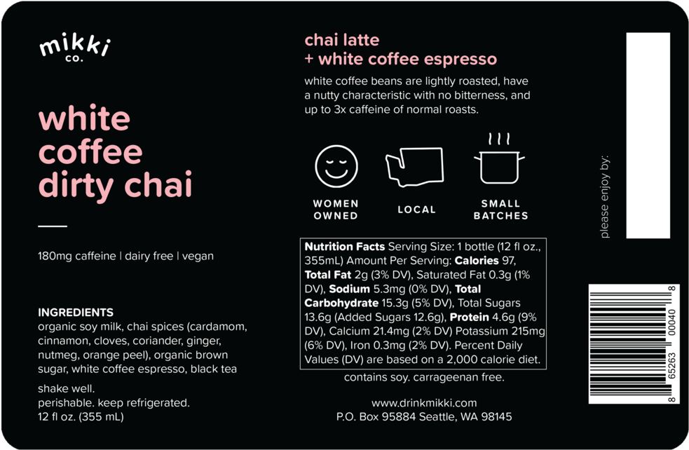 Download Mikki Chai Label - Full Size PNG Image - PNGkit