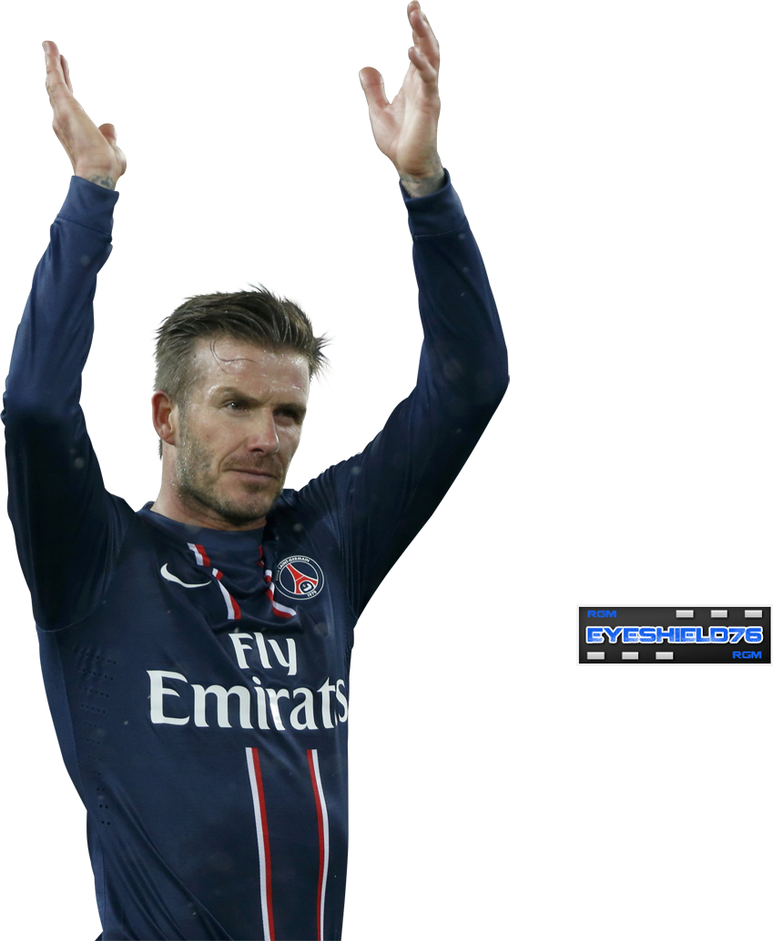 Download David Beckham Render - Arsenal - Full Size PNG Image - PNGkit