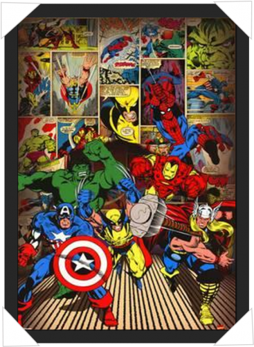 Download #81 - Retro Marvel Comic Posters - Full Size PNG Image - PNGkit