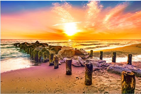 Download Baltic Coastline Sunset - Sunset - Full Size PNG Image - PNGkit