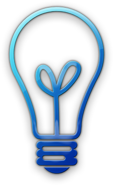 Download Free Icons Png - Transparent Blue Light Bulb - Full Size PNG ...