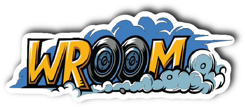 Download Wroom Wroom Sticker - Design - Full Size PNG Image - PNGkit