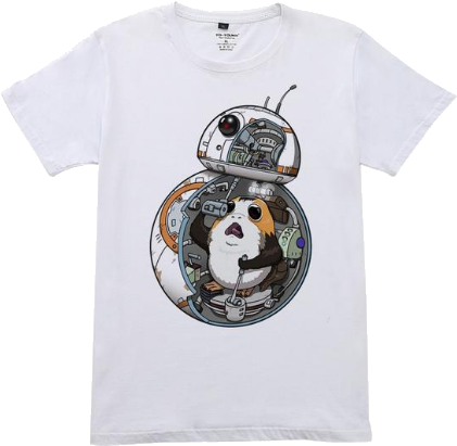 Download Load Image Into Gallery Viewer, Porg T-shirt Starwars - Star ...