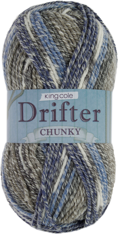 Download King Cole Drifter Chunky - King Cole Drifter Dk 1362 New York 100g - Full Size PNG ...