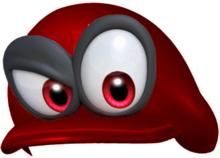 Download Cappy On Mario's Cap - Transparent Cappy - Full Size PNG Image ...