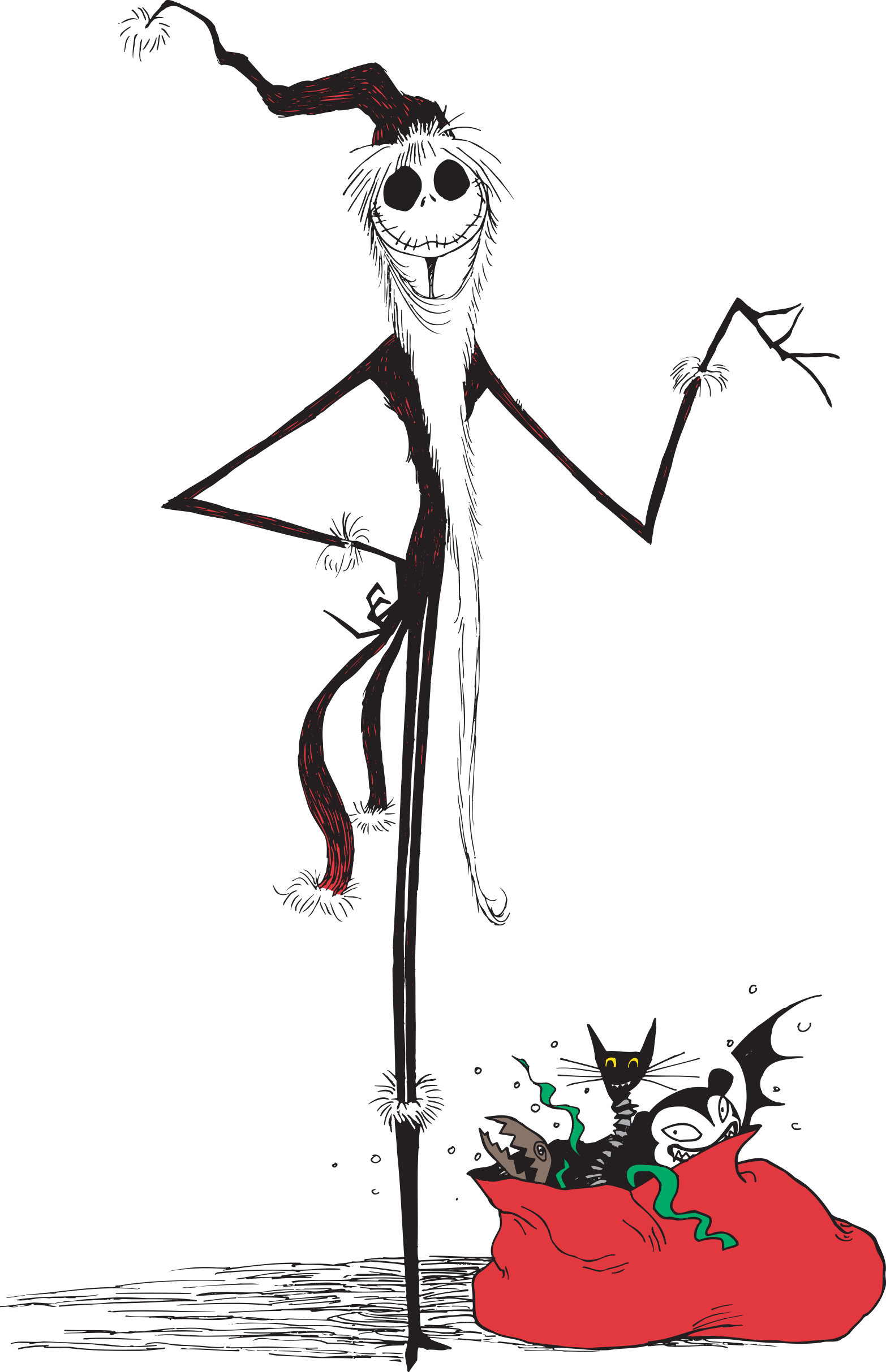 Download Nightmare Before Christmas Jack Christmas - Full Size PNG ...