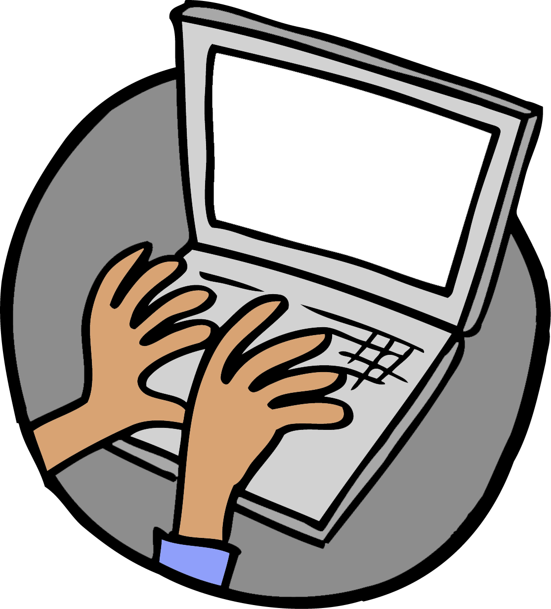 Download Laptop In Use - Full Size PNG Image - PNGkit
