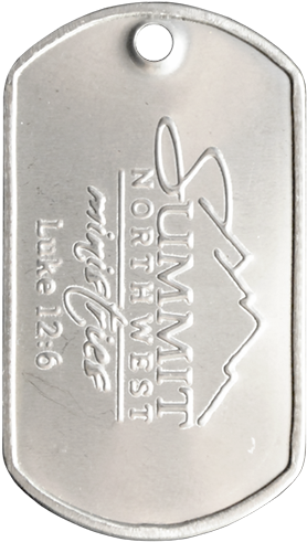 Download Custom Embossed Logo Dog Tag With Summit Logo On A - Dog Tag ...