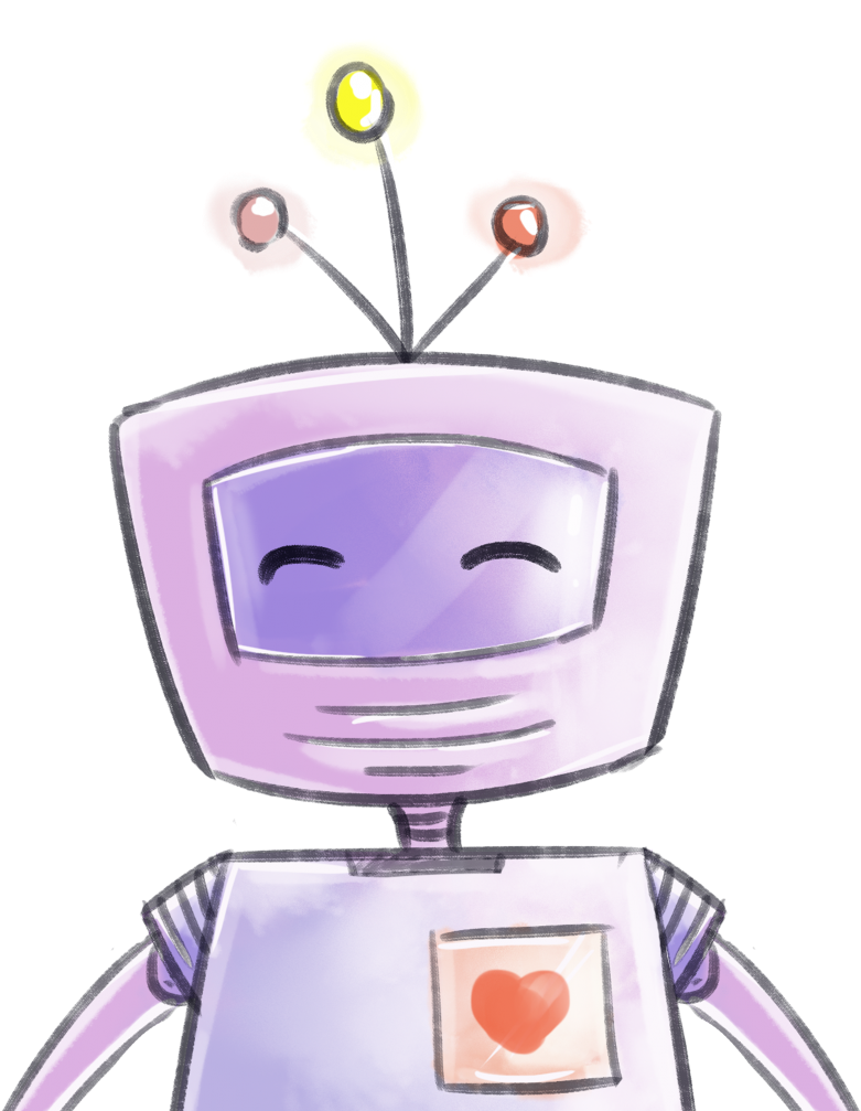 Download Transparent Cute Robot - Full Size PNG Image - PNGkit