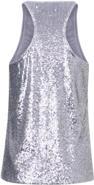 Download Silver Sequin Racerback Top - Cocktail Dress - Full Size PNG ...