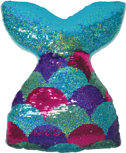 Download Mermaid Tail Reversible Sequin Pillow In Purples And - Ankit ...