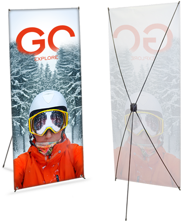 Download X Frame Banner Stands - X Frame Banner - Full Size PNG Image ...