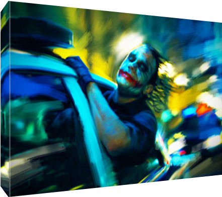 Download Art-wrench - Com - Joker Police Car Canvas - Full Size PNG ...