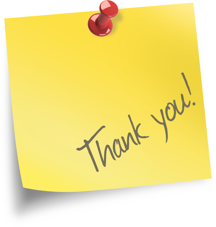 Download Image Sticker In Png Format - Thank You Note Png - Full Size ...