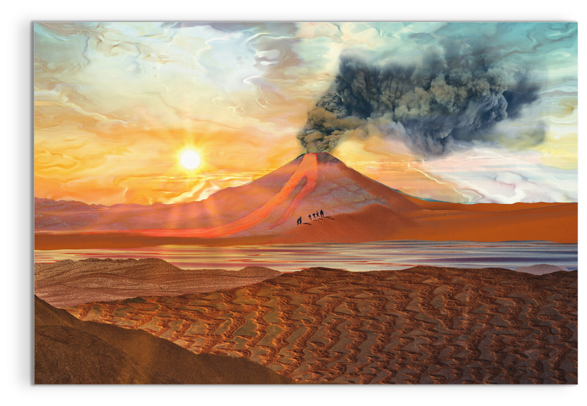 Download Lava Flow Canvas - Lava - Full Size PNG Image - PNGkit