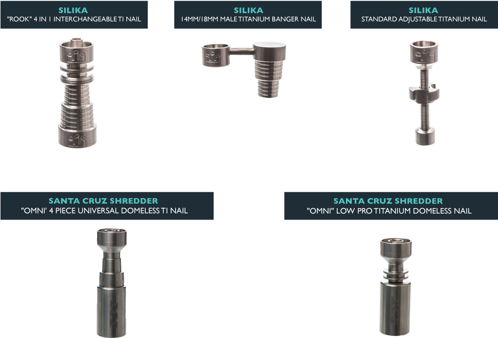 Download Different Titanium Nails - Titanium - Full Size PNG Image - PNGkit