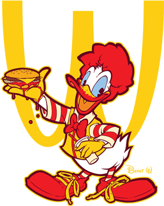 Download Ronald Mcdonald Duck - Ronald Mcdonald Donald Duck - Full Size ...