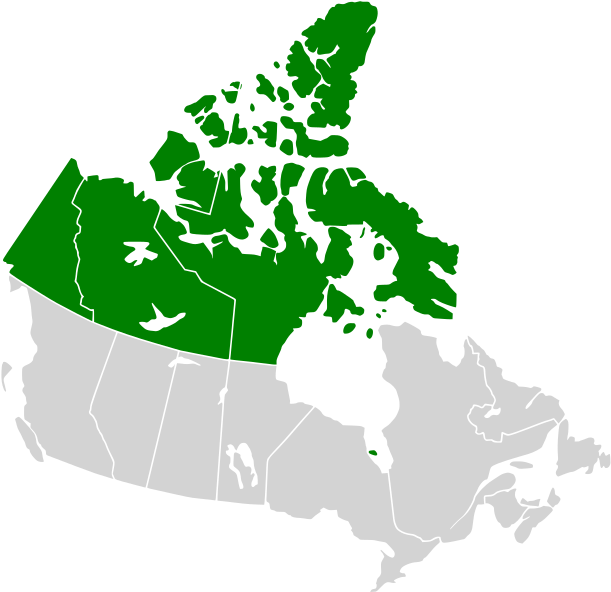 Download Northern Canada Map Png - Full Size PNG Image - PNGkit