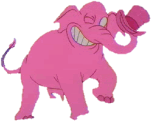 Download Pinky The Elephant Is A Pink Elephant Who Barney Imagines ...
