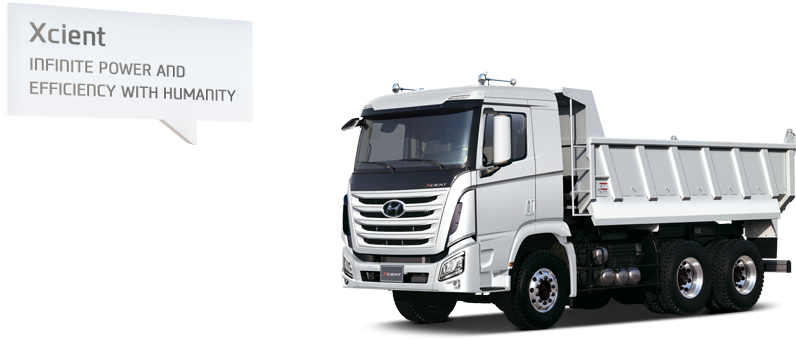 Download Xcient Main Kv - Hyundai Xcient 6x4 Cargo - Full Size PNG ...