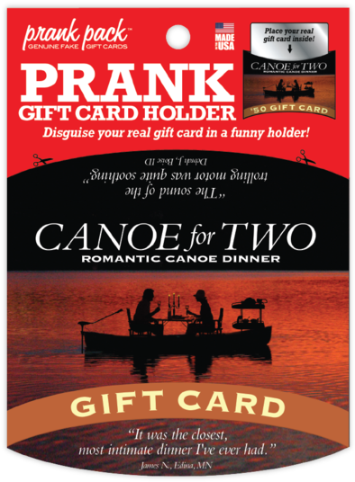 Download Canoe For Two Prank Gift Card Holder - Prank Gift Card Holders ...