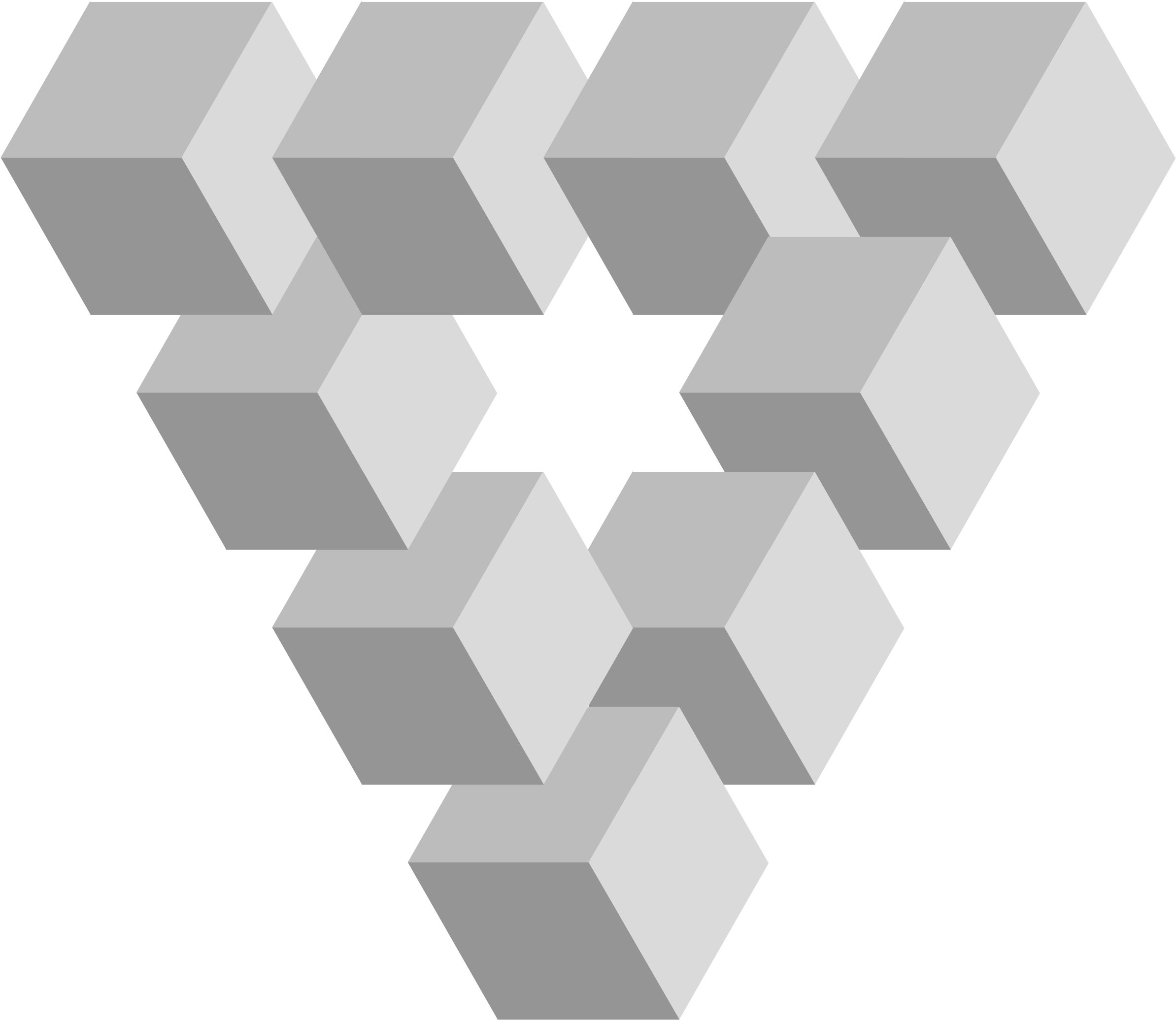 Download Big Image - Optical Illusion Triangle Cubes - Full Size PNG ...