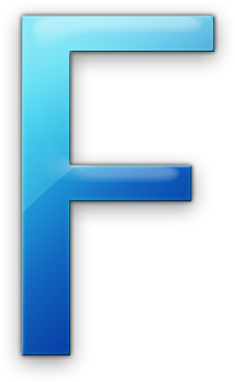 Download Letter F Png - Blue Letter F Png - Full Size PNG Image - PNGkit