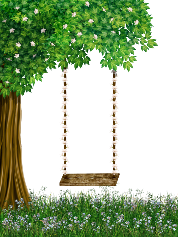 Download Tree With Swing Clipart - Full Size PNG Image - PNGkit