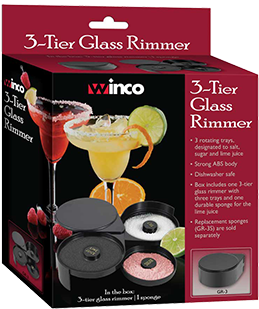Download Winco Margarita Glass Rimmer 3 Tier - Bakery Supply - Full ...