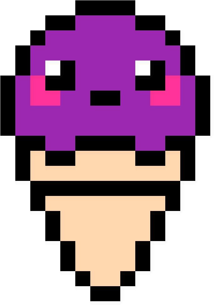Download Sorvete - Pixel Art Ice Cream Cone - Full Size PNG Image - PNGkit