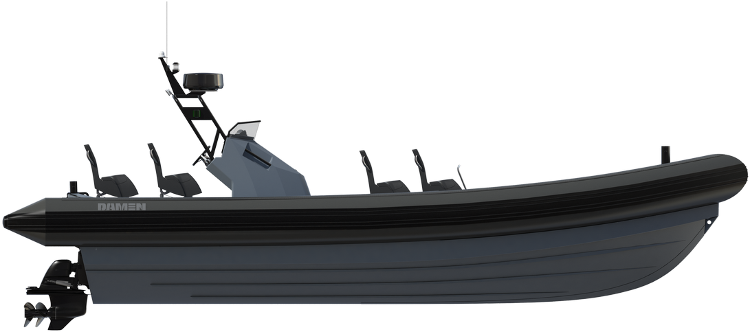 Download The Damen Rhib Is Designed For High-speed Patrol Duties - Boat ...