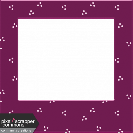 Download Maroon Dotted Frame - Colorfulness - Full Size PNG Image - PNGkit
